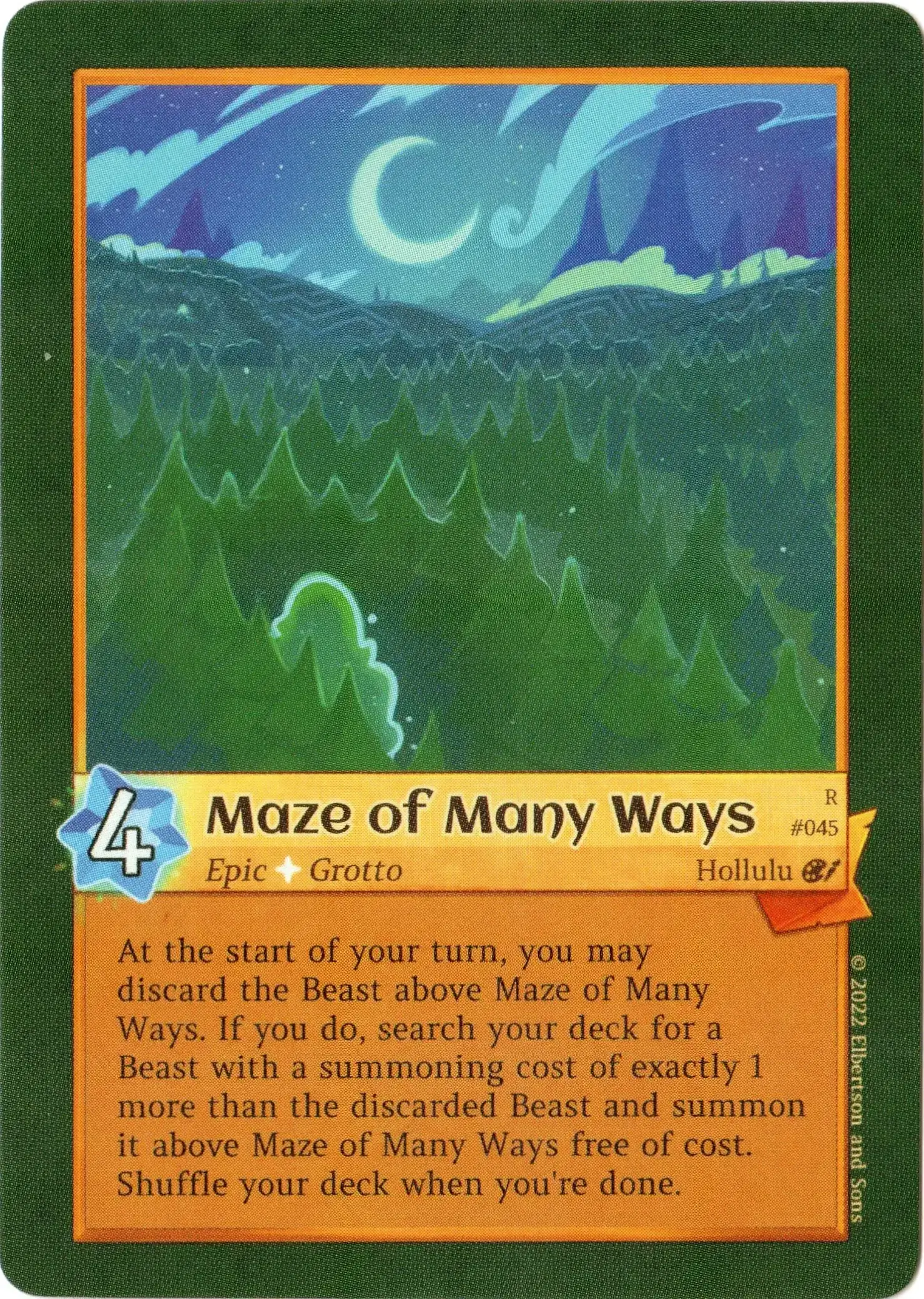 Grotto Beasts Card Database